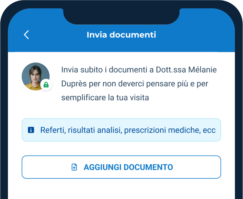 Condivisione dei documenti | Doctolib - Salute