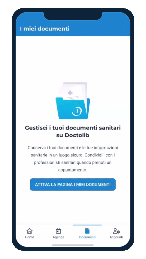 Condivisione dei documenti | Doctolib - Salute