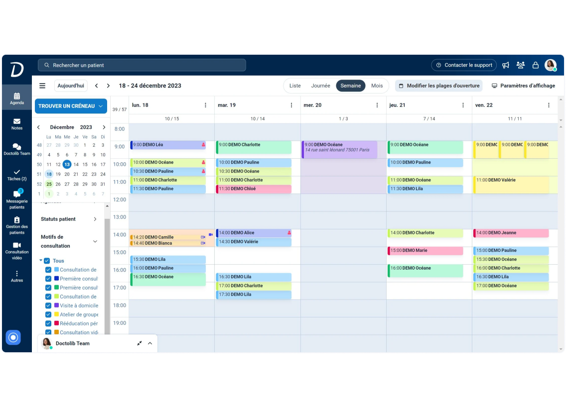 Logiciel de gestion pour infirmiers | Doctolib Pro
