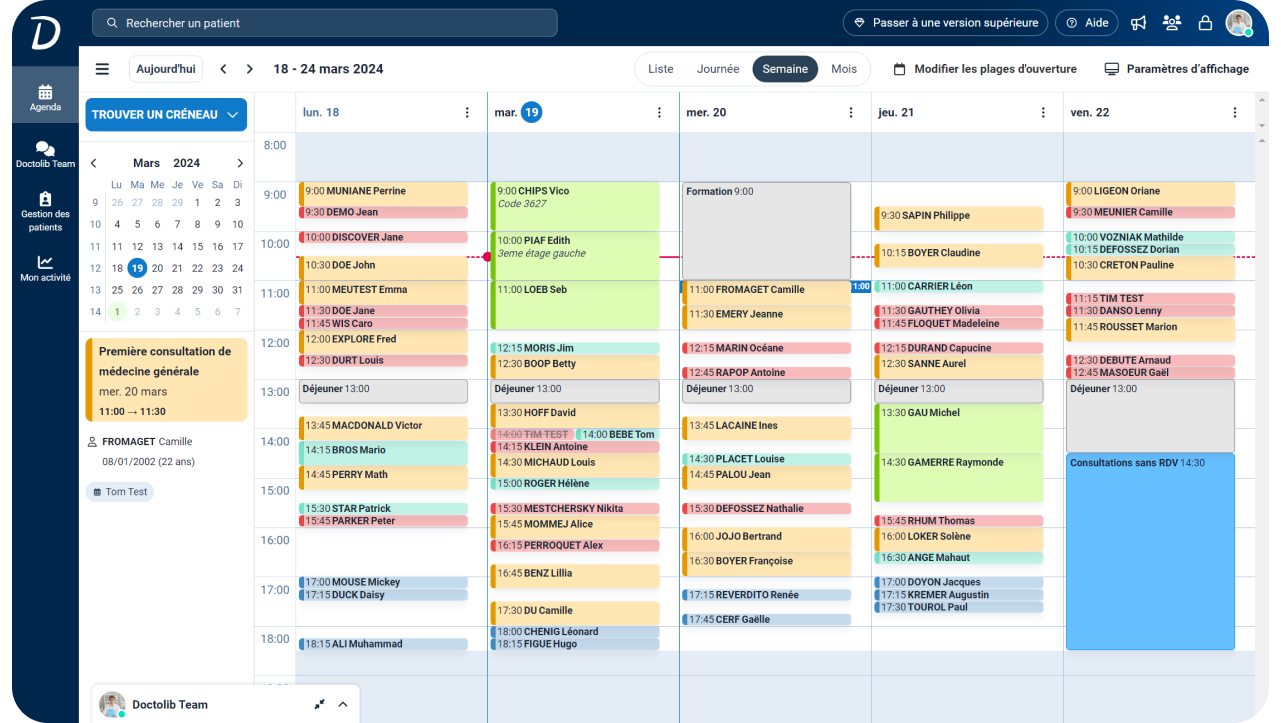 Version pro gratuite | Doctolib Pro France