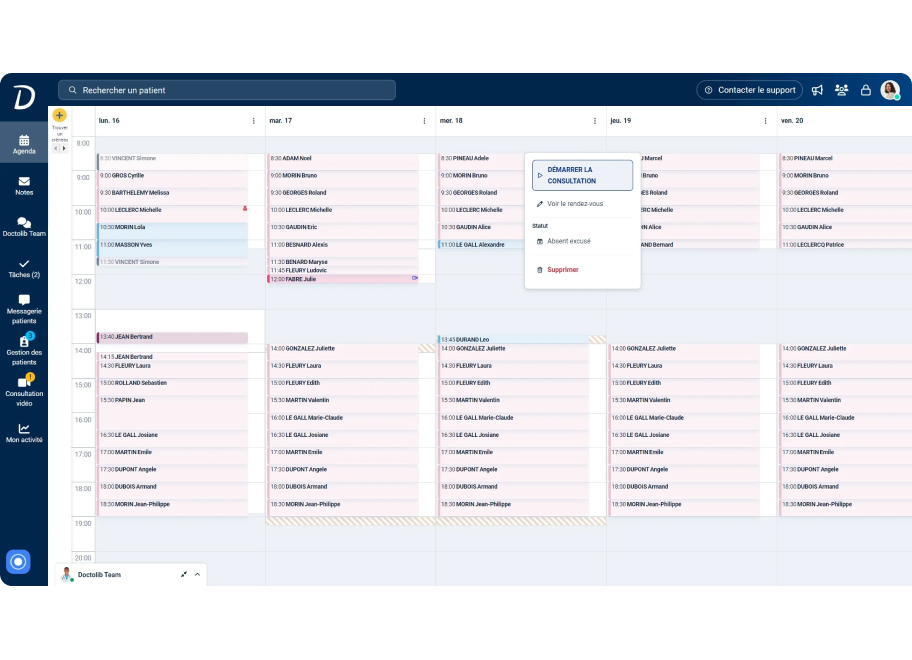 Doctolib Pro I Agenda et logiciel de gestion pour les praticiens
