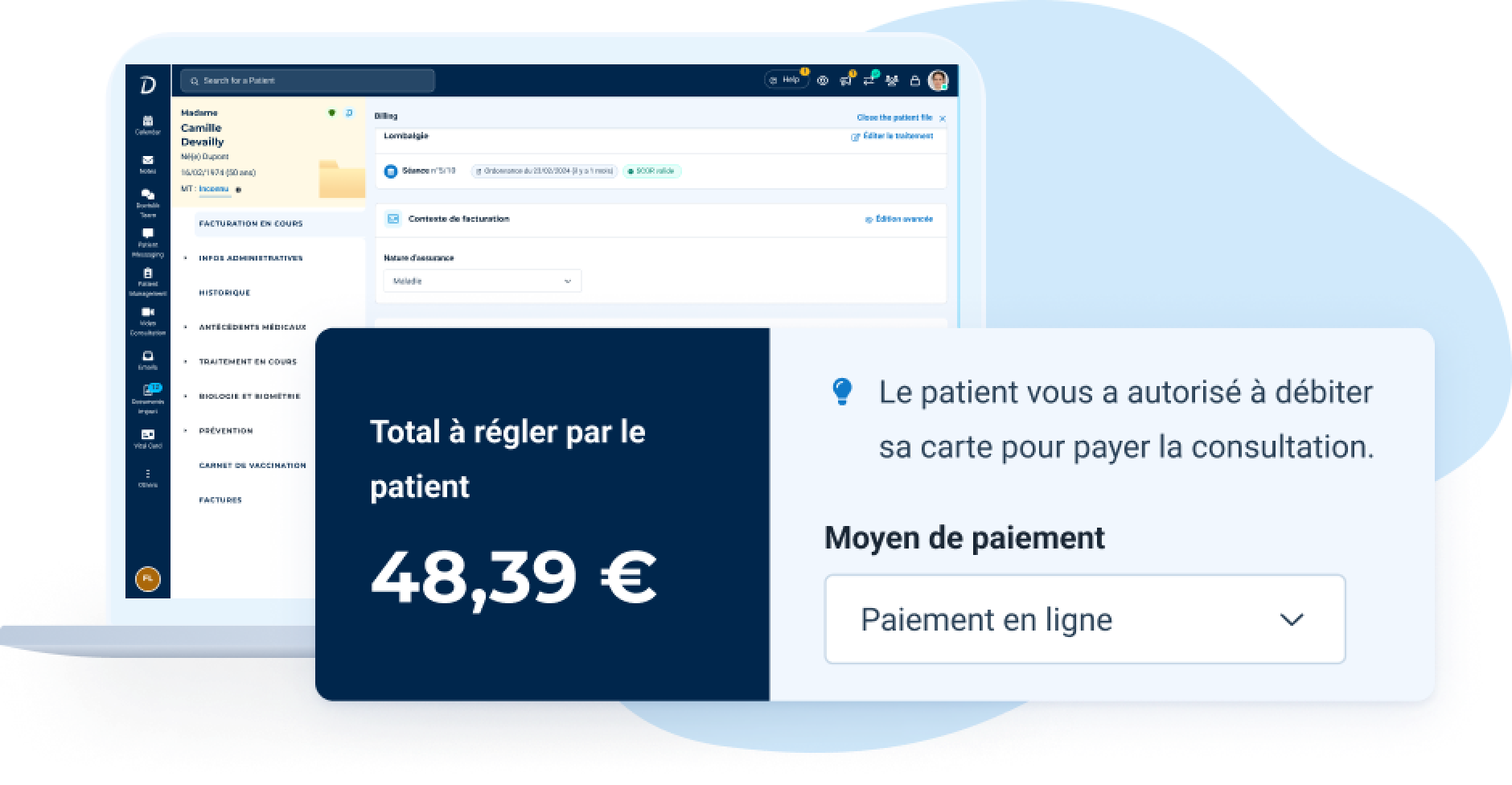 Logiciel facturation médicale : Gestion des paiements et Télétransmission