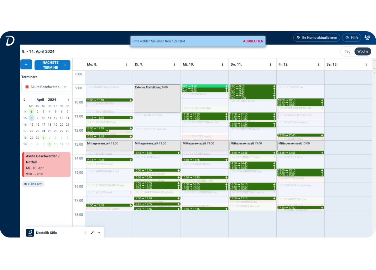 Kostenlose Doctolib Version - Doctolib Pro