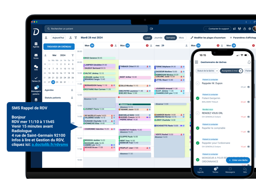 Doctolib Pro I Agenda et logiciel de gestion pour les soignants