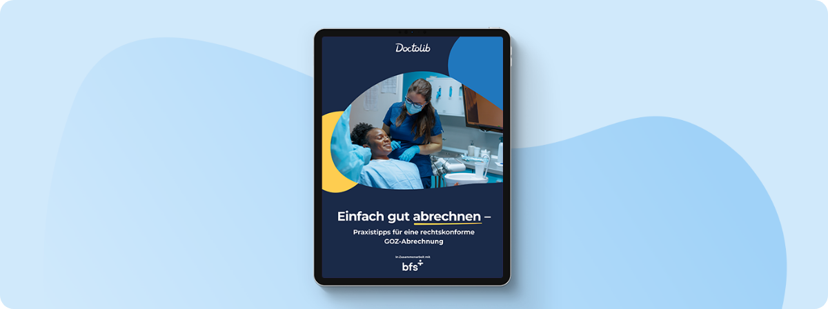 GOÄ 15 – Ziffer richtig abrechnen! | Doctolib